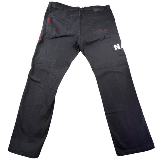Parish Nation | Jeans | Parish Nation Black Jeans Patches Men 44x33 Big ...
